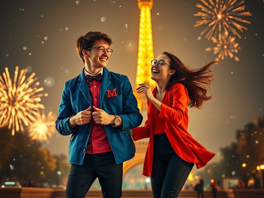 New Year's celebrations (no, it's not Harry!)