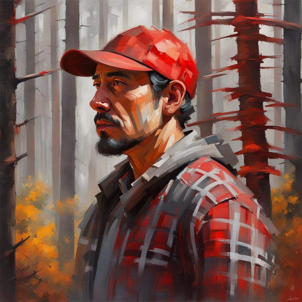 LumberJack - AI Generated Artwork - NightCafe Creator
