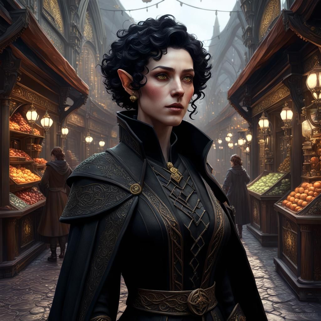 Elf Merchant - AI Generated Artwork - NightCafe Creator