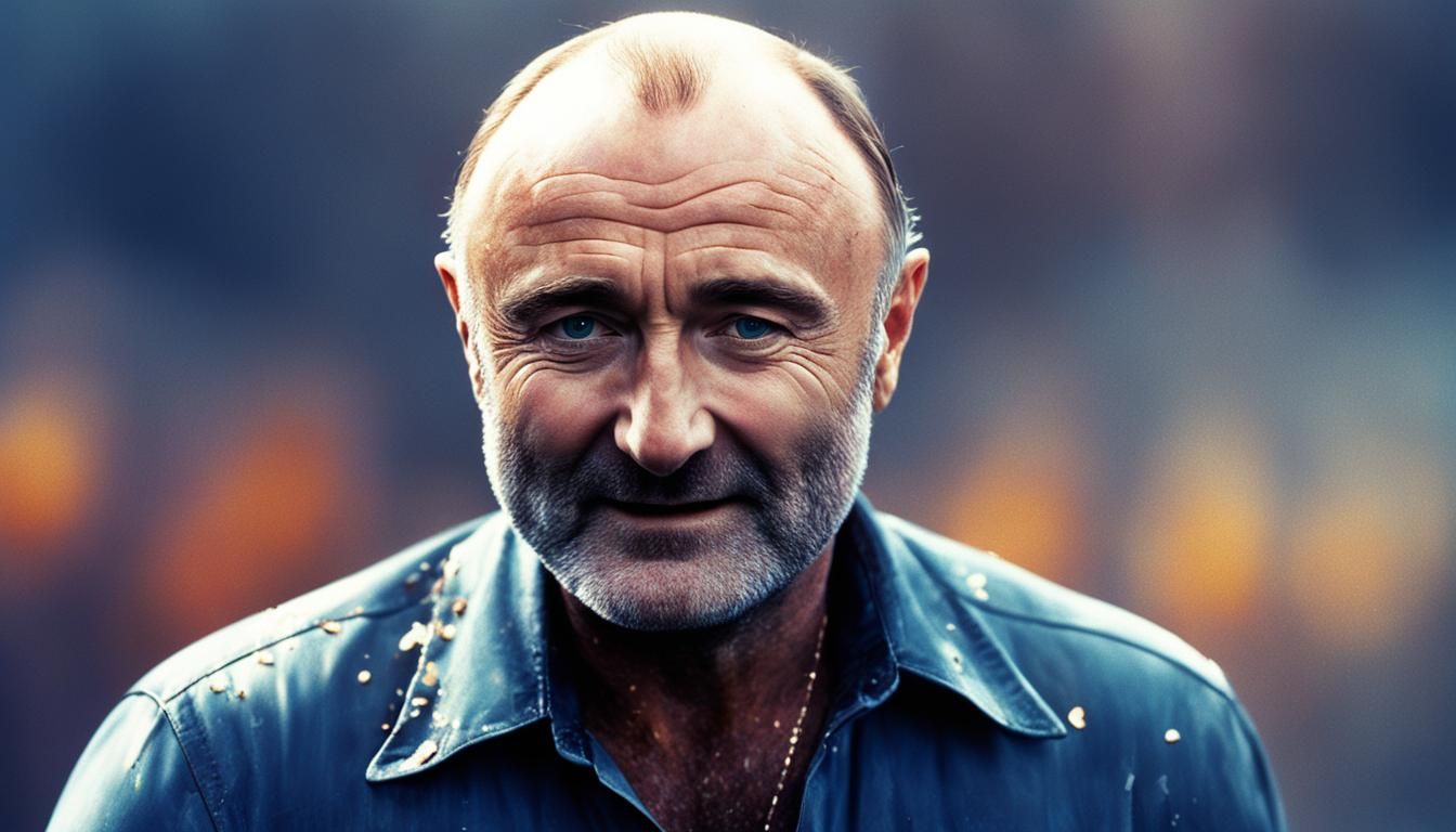 Phil Collins 1970 - AI Generated Artwork - NightCafe Creator