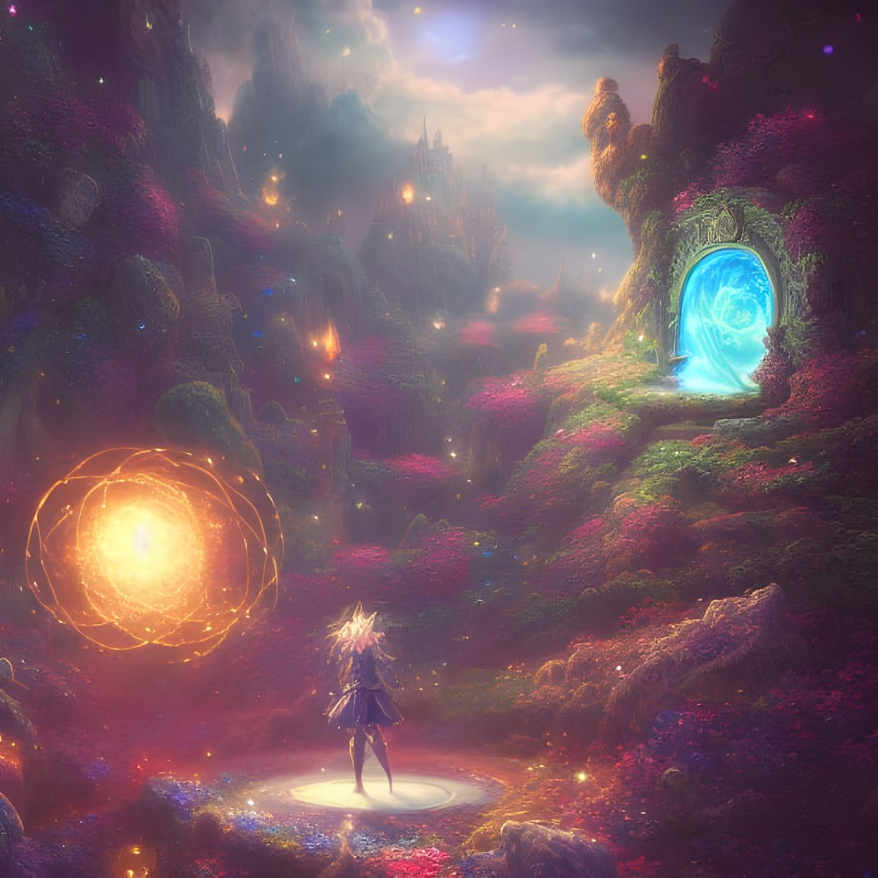 Magical Realm - AI Generated Artwork - NightCafe Creator