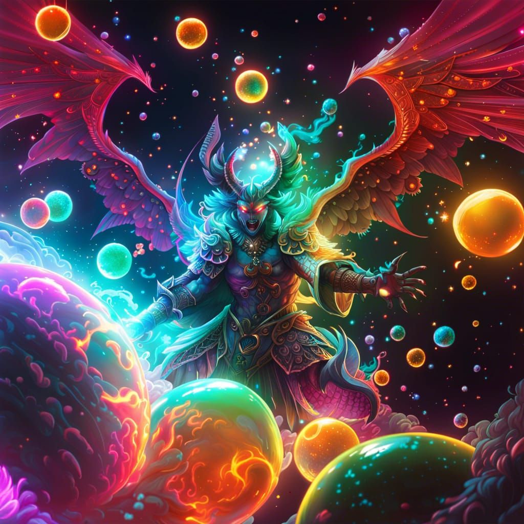 cosmic demon - AI Generated Artwork - NightCafe Creator