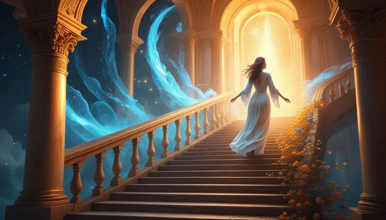 Gnostic Christianity, the soul of a woman entering the 8th Chamber of ...