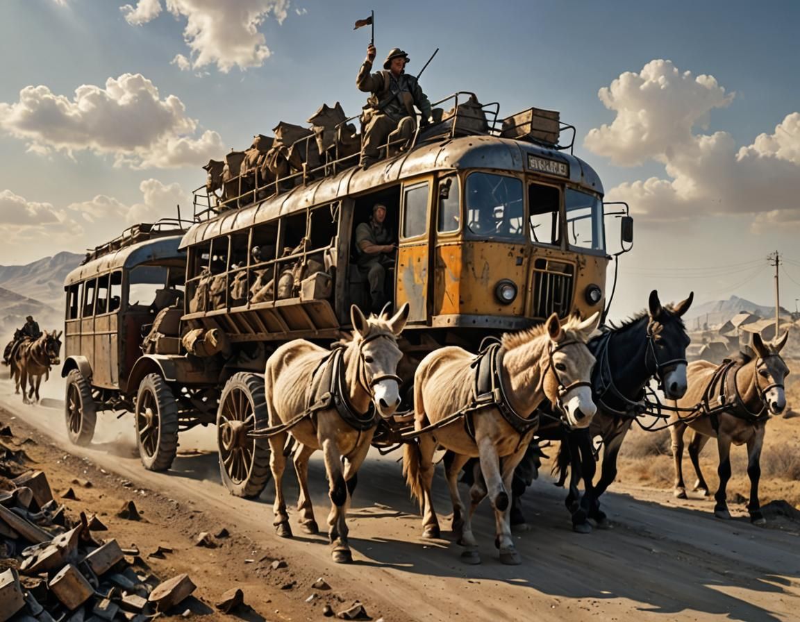 Trader Caravan - AI Generated Artwork - NightCafe Creator