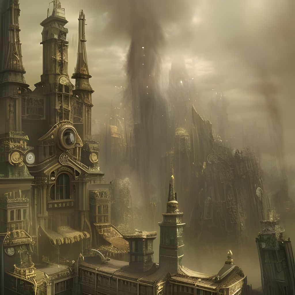 Doom City I - AI Generated Artwork - NightCafe Creator