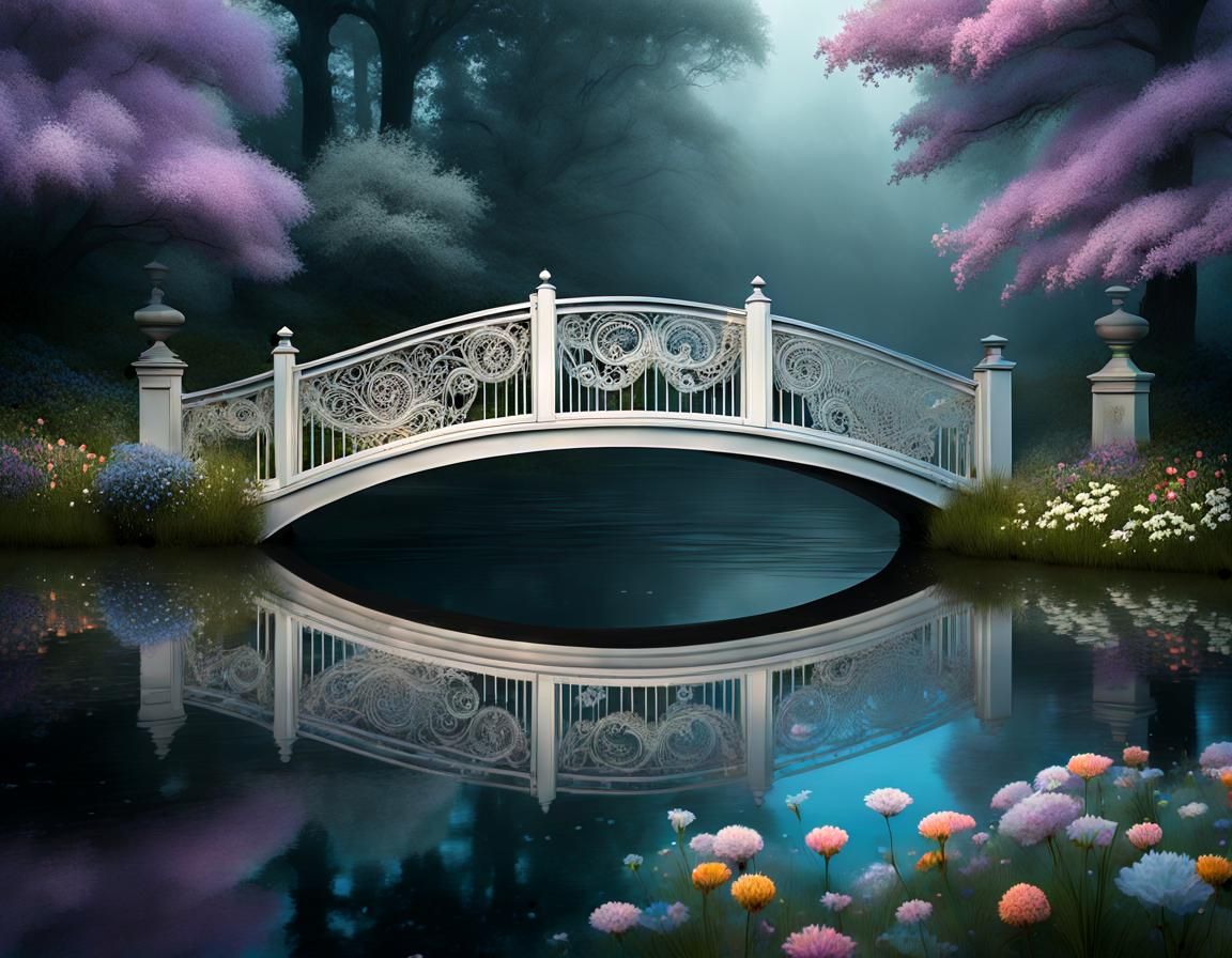 White Bridge - AI Generated Artwork - NightCafe Creator