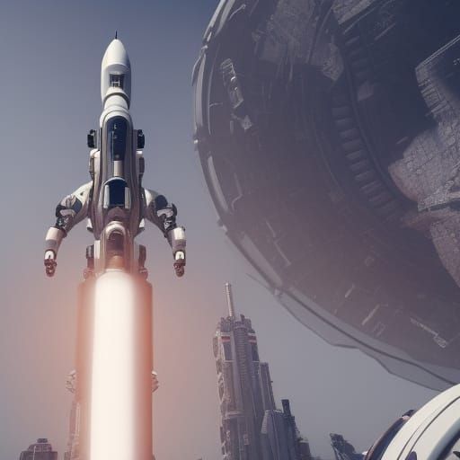 Rocket start - AI Generated Artwork - NightCafe Creator