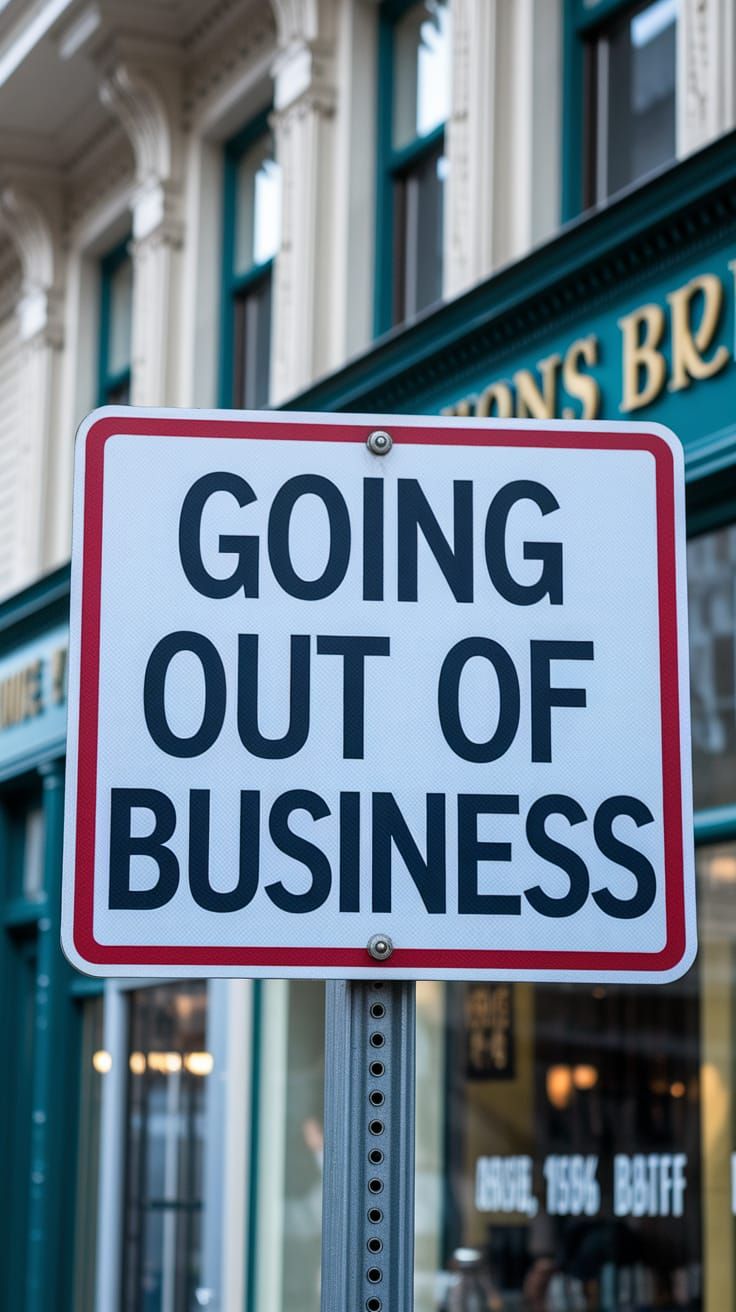 American - Abandoned Storefront in Desolate American Landsc...
