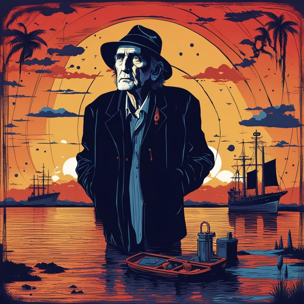 actor harry dean stanton, Sublime, Dark Nautical, illustration ...