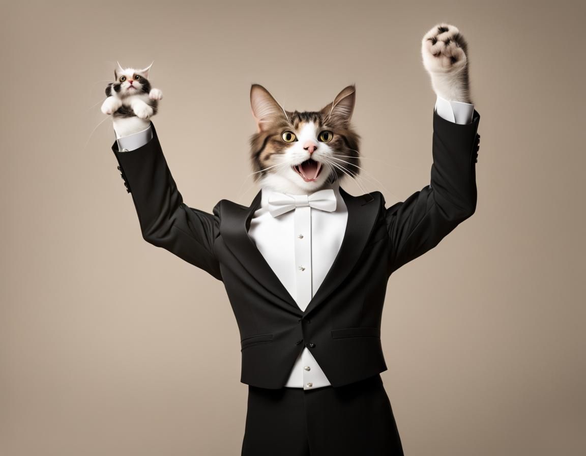 Cat Singing at the Opera - AI Generated Artwork - NightCafe Creator