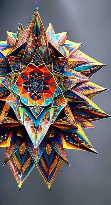 Beautiful Origami Goddess Insanely HyperRealistic Insanely ...