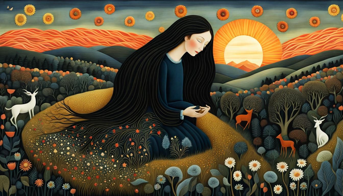 This stunning 8K digital artwork by Dee Nickerson and Olga Kvasha is a ...
