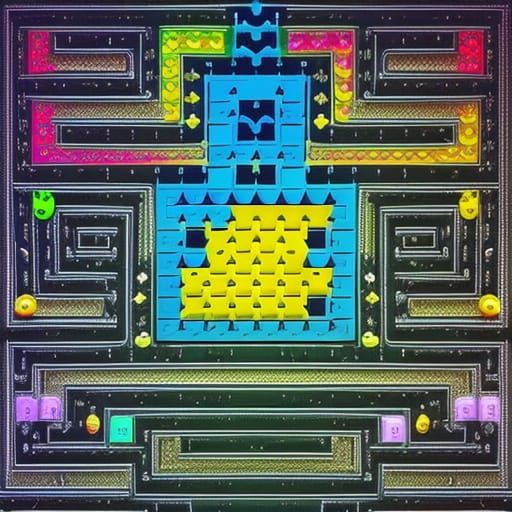 Pacman - AI Generated Artwork - NightCafe Creator