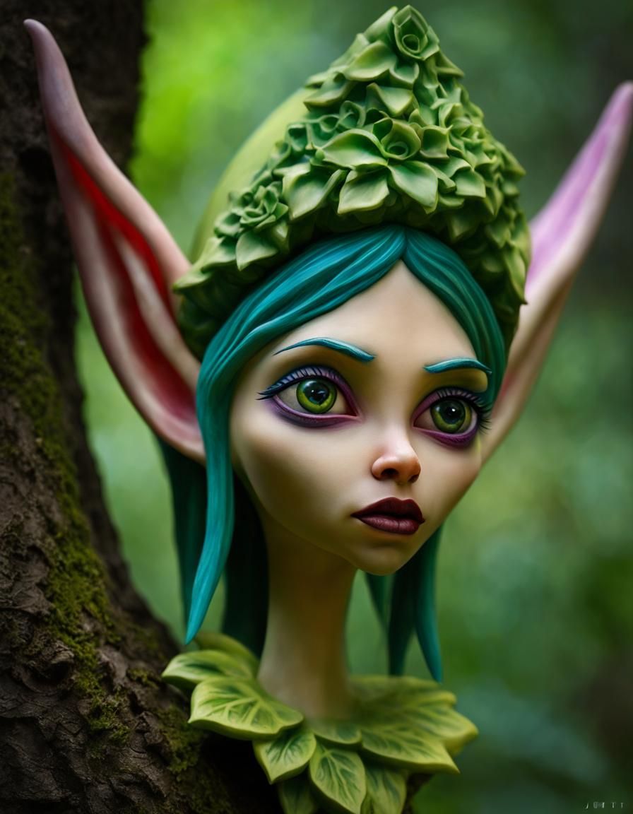 Elf Portrait - AI Generated Artwork - NightCafe Creator