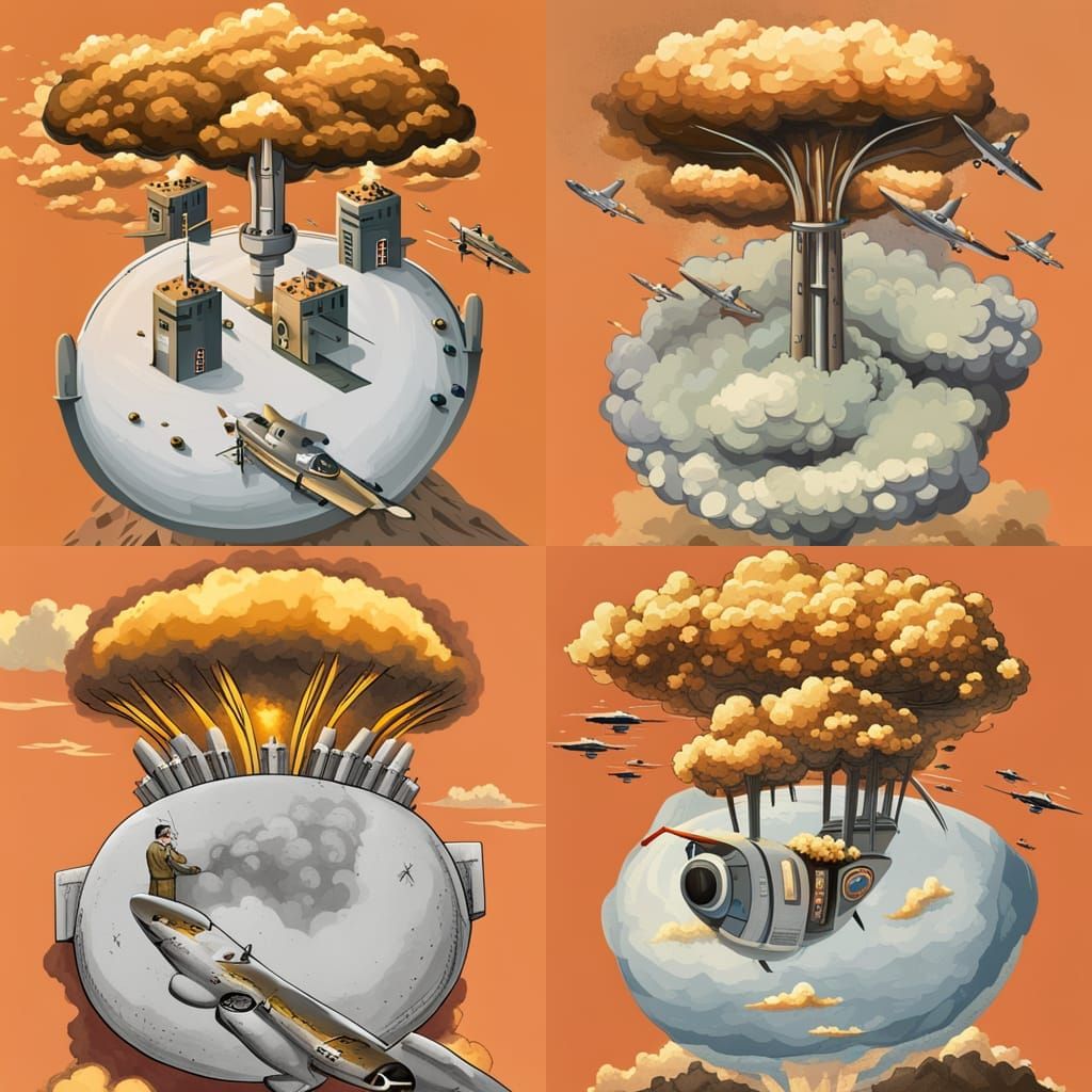 Atomic Bomb - AI Generated Artwork - NightCafe Creator