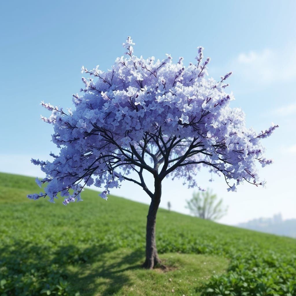 blue blossom tree - blue blossom tree