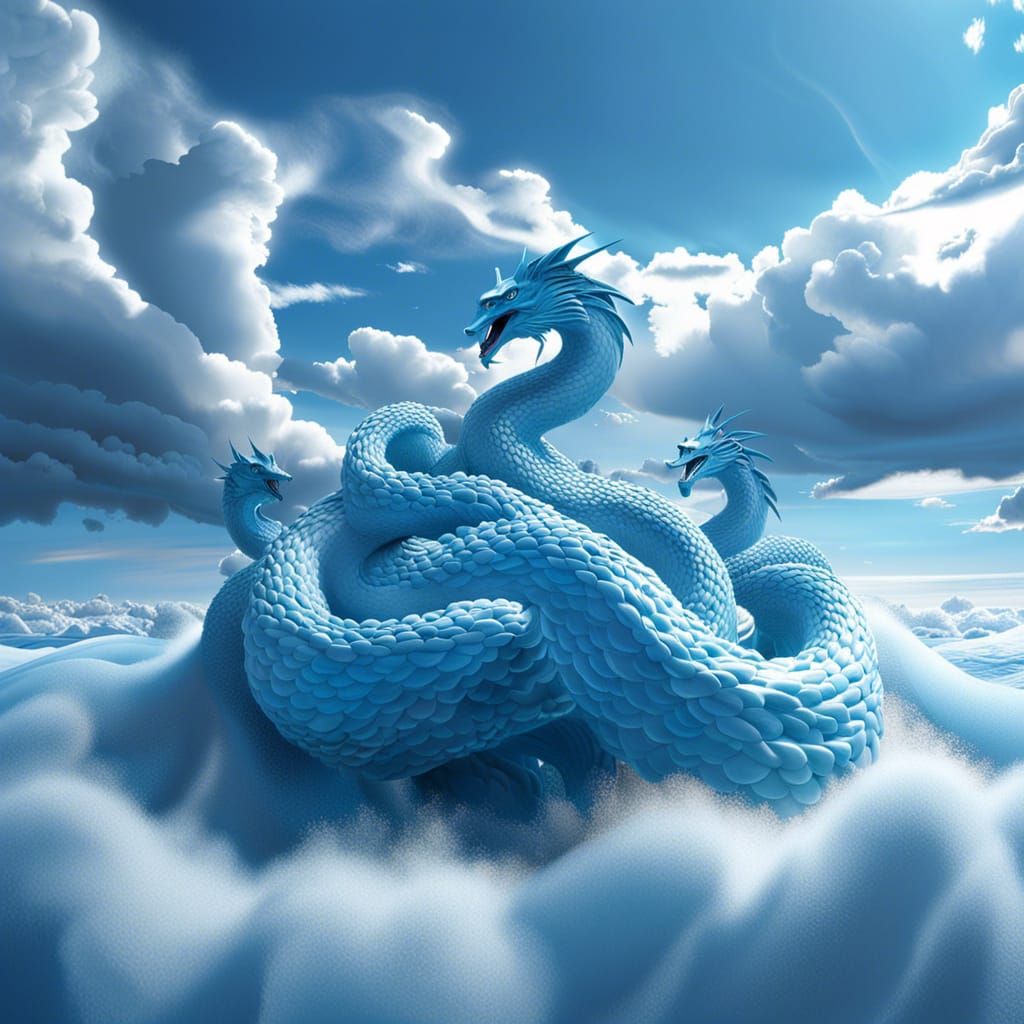 Cloud hydra - AI Generated Artwork - NightCafe Creator