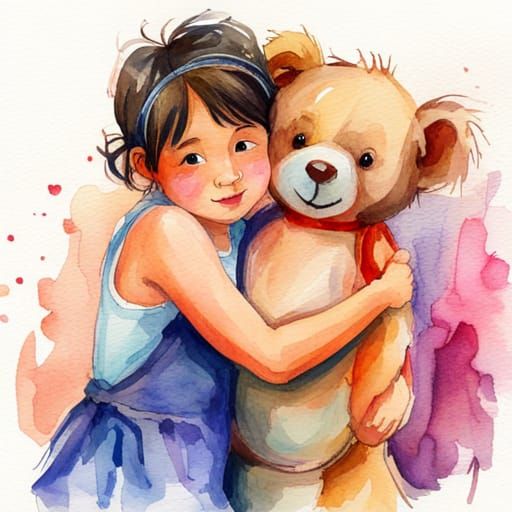 Best Hug - AI Generated Artwork - NightCafe Creator
