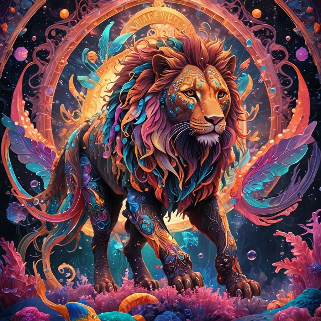 fantasy lion - AI Generated Artwork - NightCafe Creator
