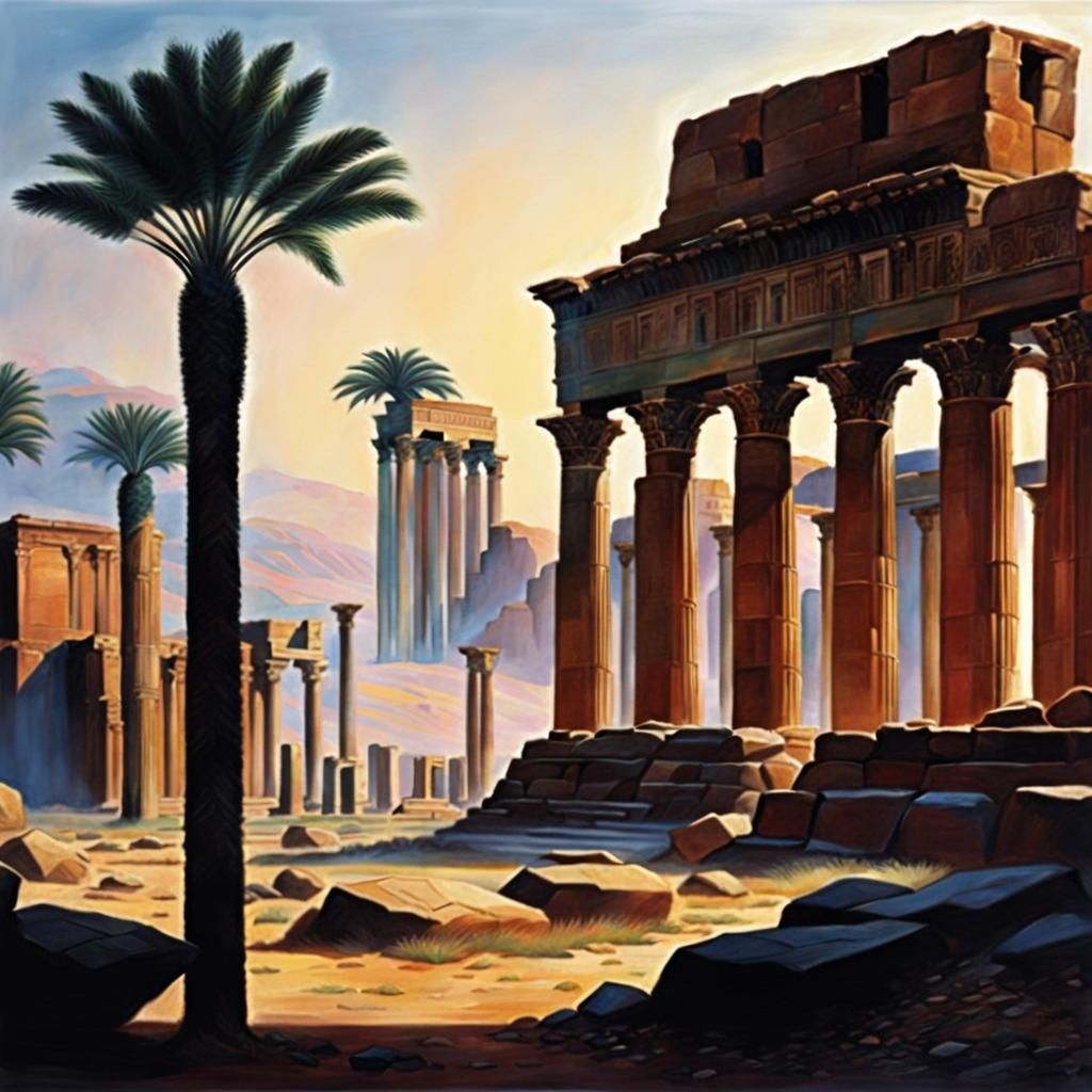 Deserted ruins - AI Generated Artwork - NightCafe Creator