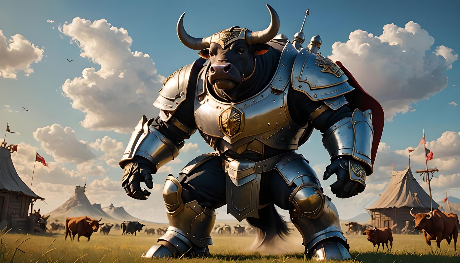 Sir Bull - AI Generated Artwork - NightCafe Creator