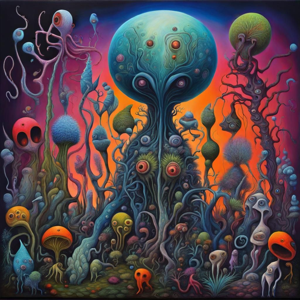 Strange and Weird World - AI Generated Artwork - NightCafe Creator