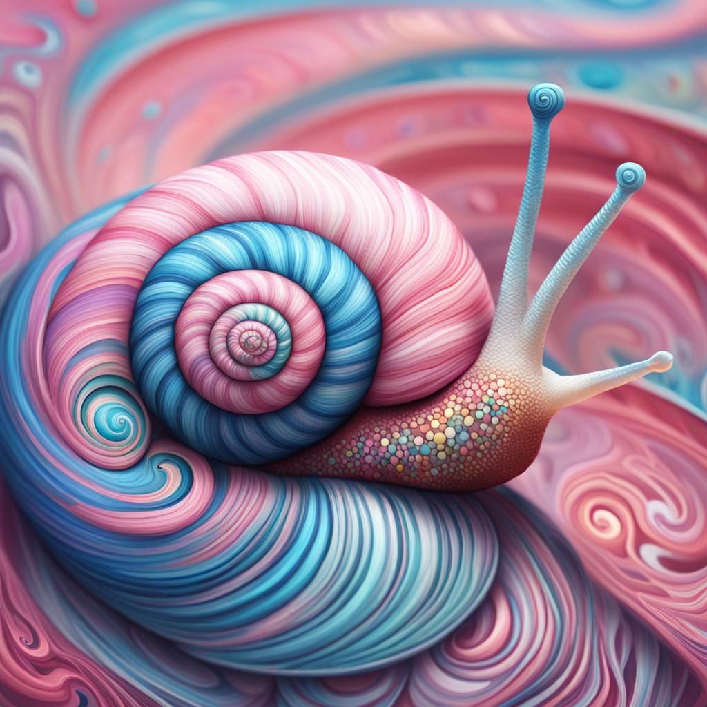 Swirling snail - AI Generated Artwork - NightCafe Creator