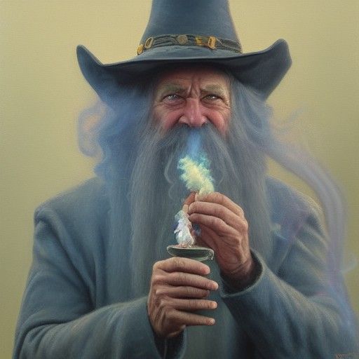 Wizard of Smoke - AI Generated Artwork - NightCafe Creator