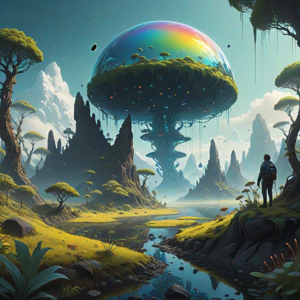 Mystical Fractal Realm in Synthetic Combinatorial ... - AI Art