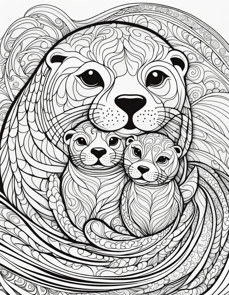 Canadian Wildlife Coloring Book page 4 - AI Generated Artwork ...
