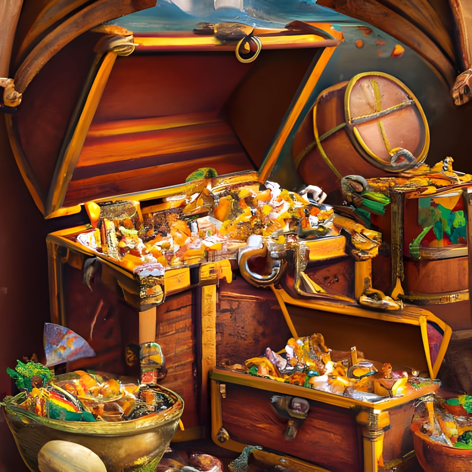 treasures - AI Generated Artwork - NightCafe Creator