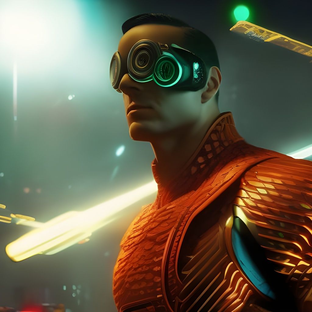 Sam Hamm in the 31st Century - AI Generated Artwork - NightCafe Creator