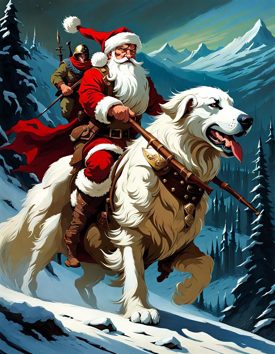 Santa - AI Generated Artwork - NightCafe Creator