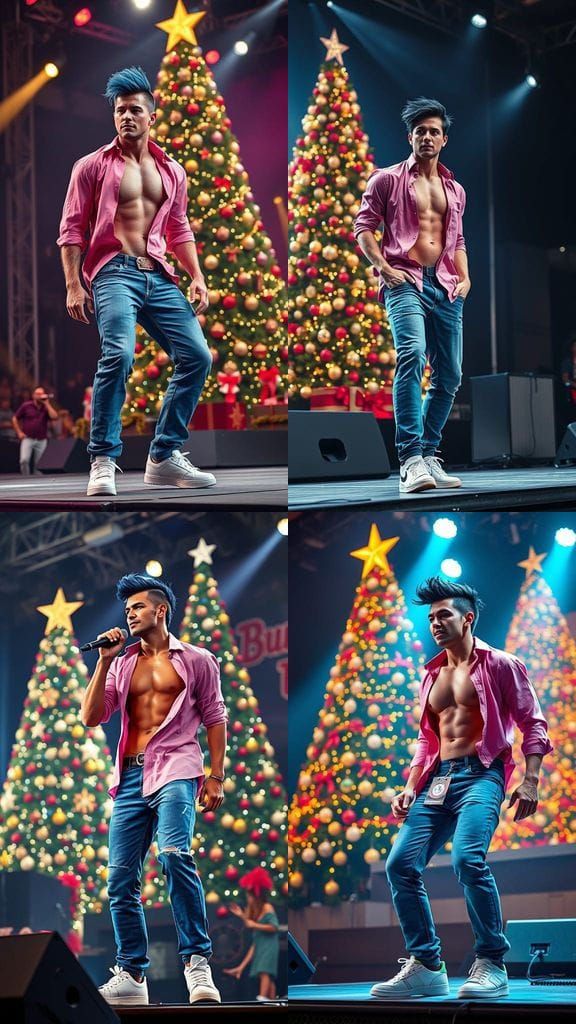 A life-size android man named Lancelot Geoffrey performing on stage ...