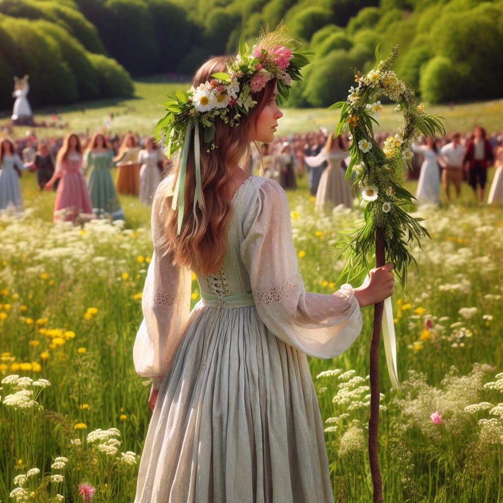 The May Queen - AI Generated Artwork - NightCafe Creator