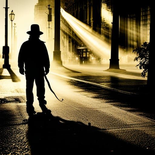 shadows follow you - AI Generated Artwork - NightCafe Creator