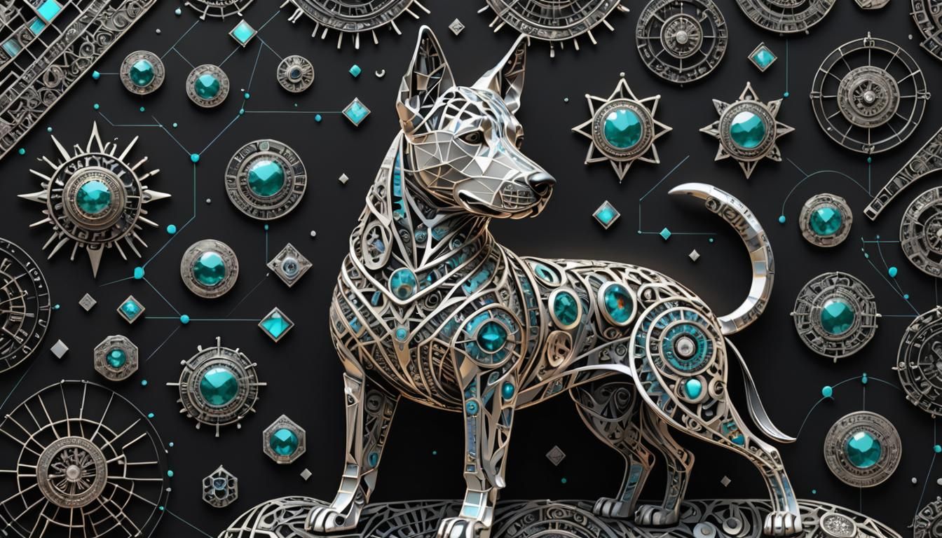 The light from the sun shines data onto our dog construct - AI ...