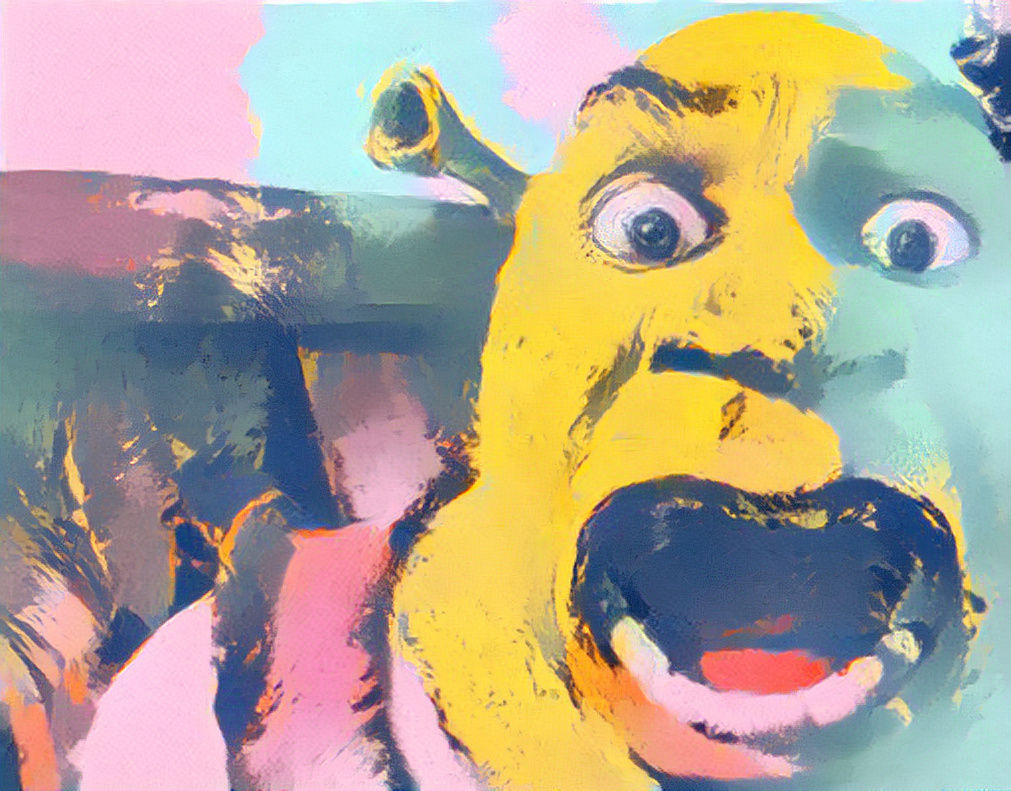 Pop Art Shrek - AI Generated Artwork - NightCafe Creator