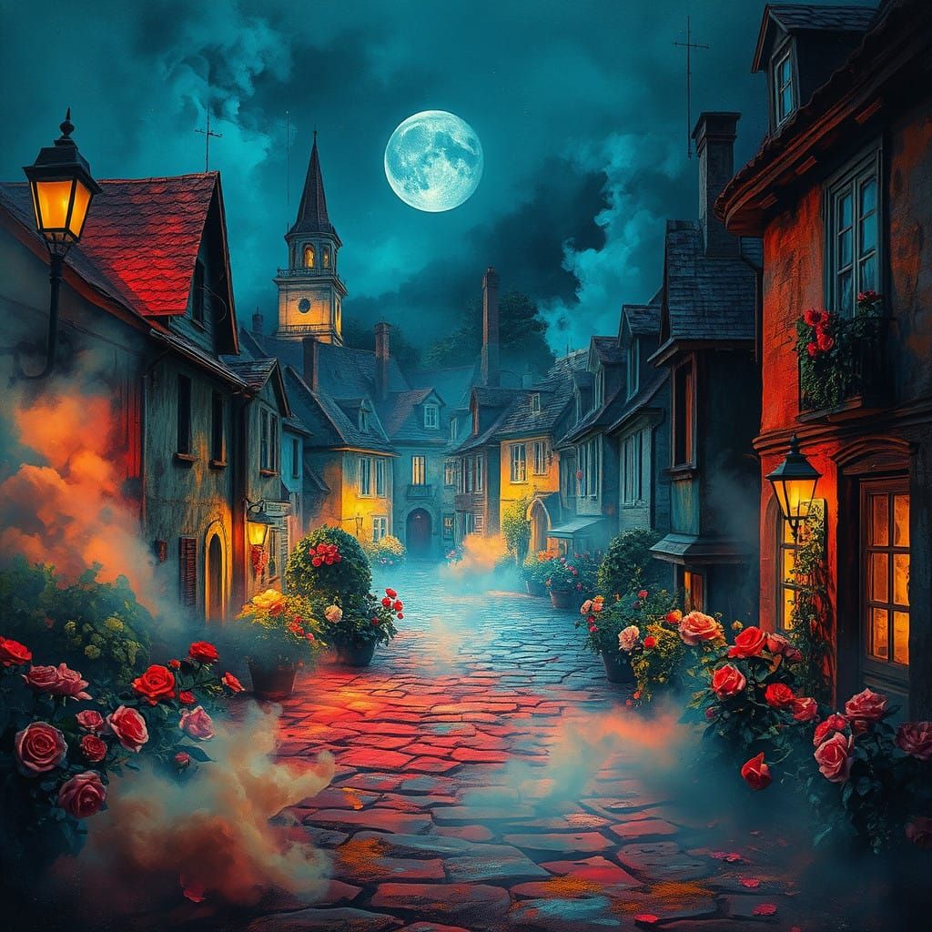 A colourful Evening Stroll. - A colourful Evening Stroll.