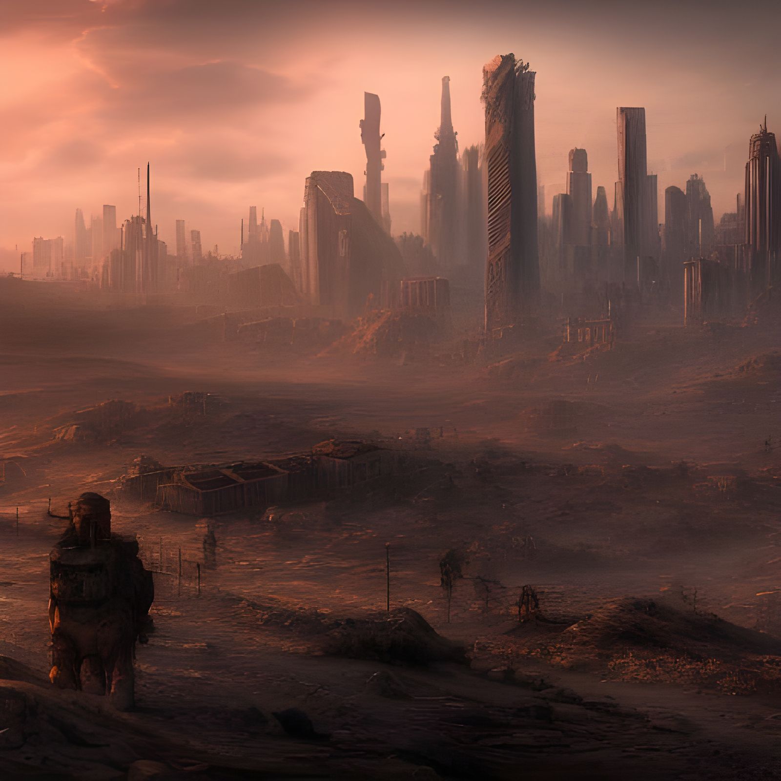 post apocalyptic - AI Generated Artwork - NightCafe Creator