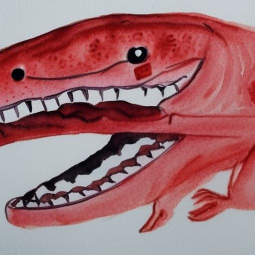 crocodile-ish monster - AI Generated Artwork - NightCafe Creator