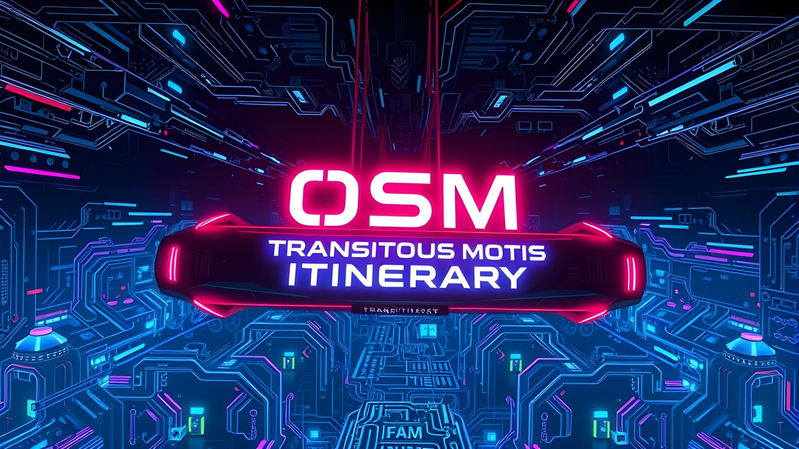 Virtual Mobility in Cyberpunk Metropolis with OSM ... - AI Art
