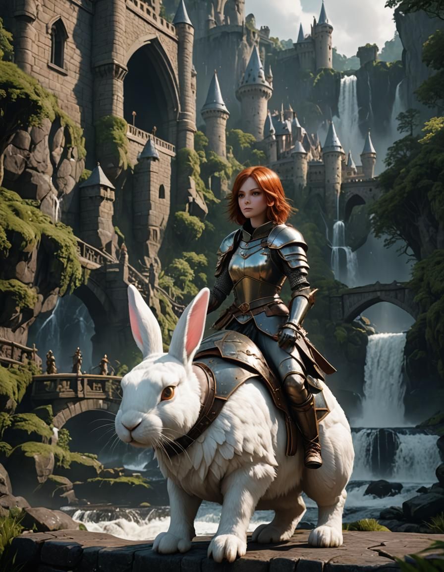 "Knight Alice" : 3D Game v2 - AI Generated Artwork - NightCafe Creator