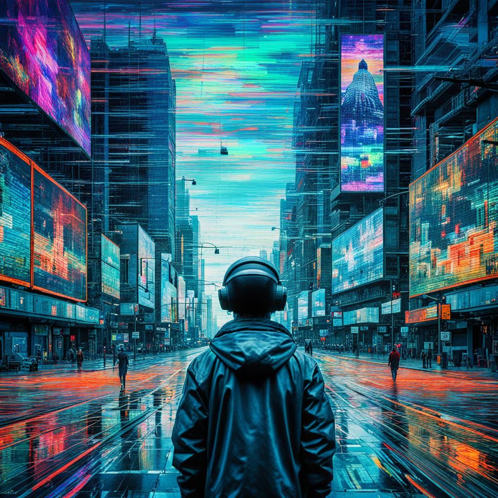 Glitch world - AI Generated Artwork - NightCafe Creator