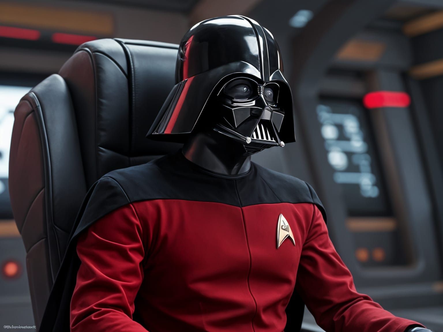 Darth Vader as a Starfleet officer - Darth Vader as a Starfl...