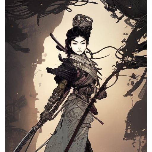 Samurai - AI Generated Artwork - NightCafe Creator