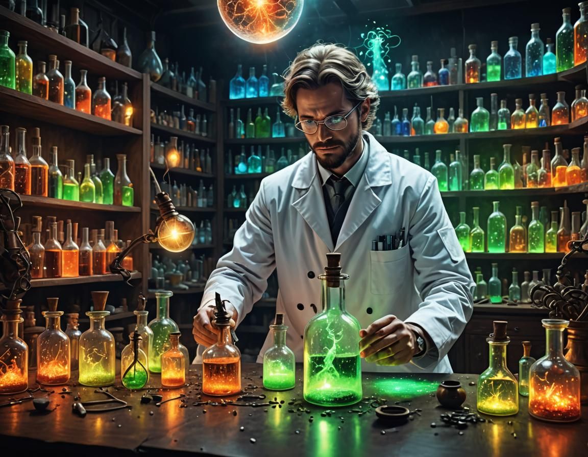 Modern alchemy - AI Generated Artwork - NightCafe Creator