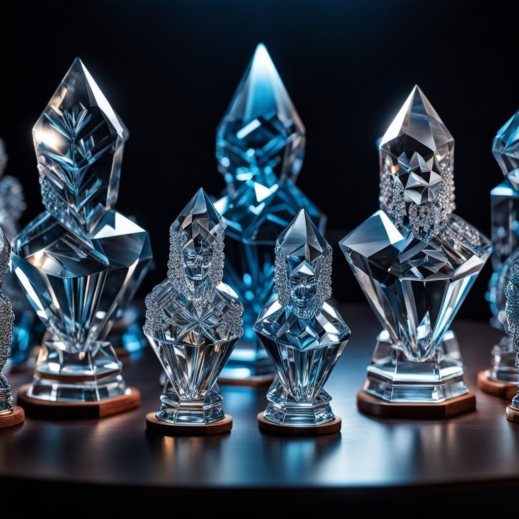 Growing crystal people shapes at home in special scientific set for ...