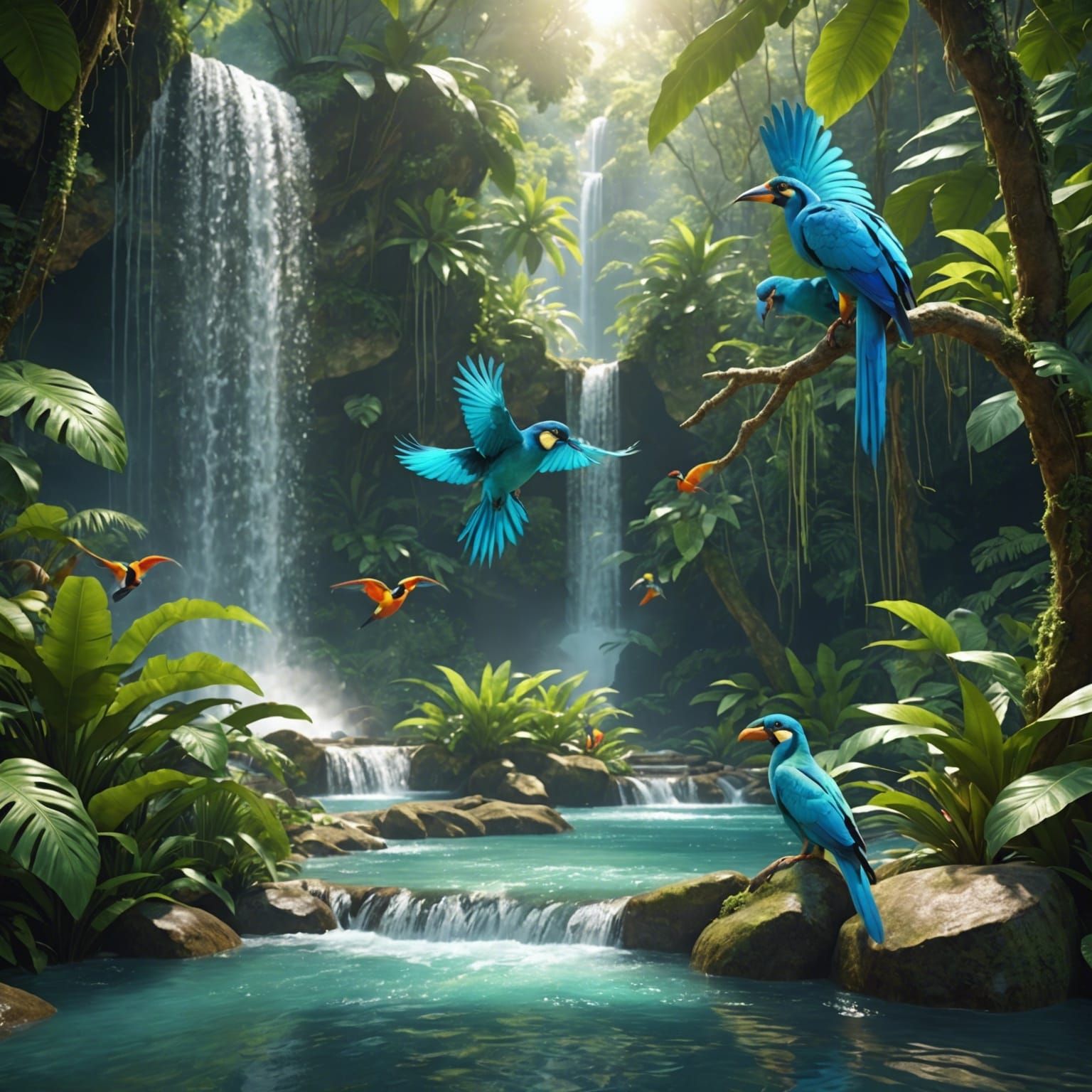 Tropical Refesh - AI Generated Artwork - NightCafe Creator