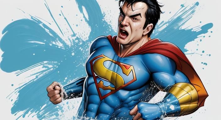 Super hero splash - AI Generated Artwork - NightCafe Creator